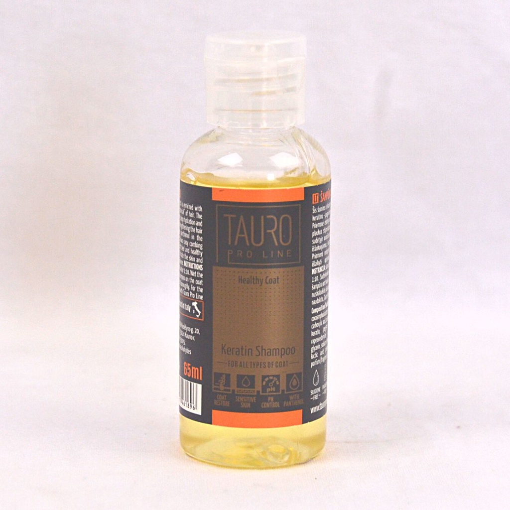 Jual TAURO Proline Shampoo Anjing Kucing Healthy Coat Keratin 65ml ...