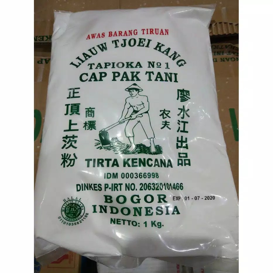 Jual Tepung Tapioka PAK TANI 1kg / Sagu TANI / Tepung Kanji PAK TANI ...