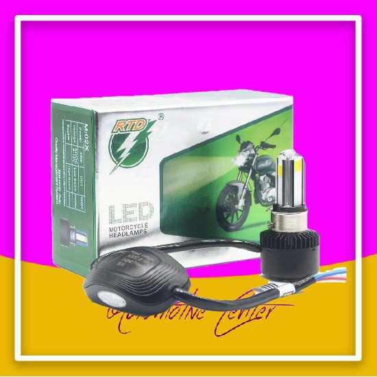 Jual Lampu Headlamp LED Utama Motor NEW RTD M02H 6 SISI M02E LAMPU UTAMA Motor Bebek Matic AC/DC ...