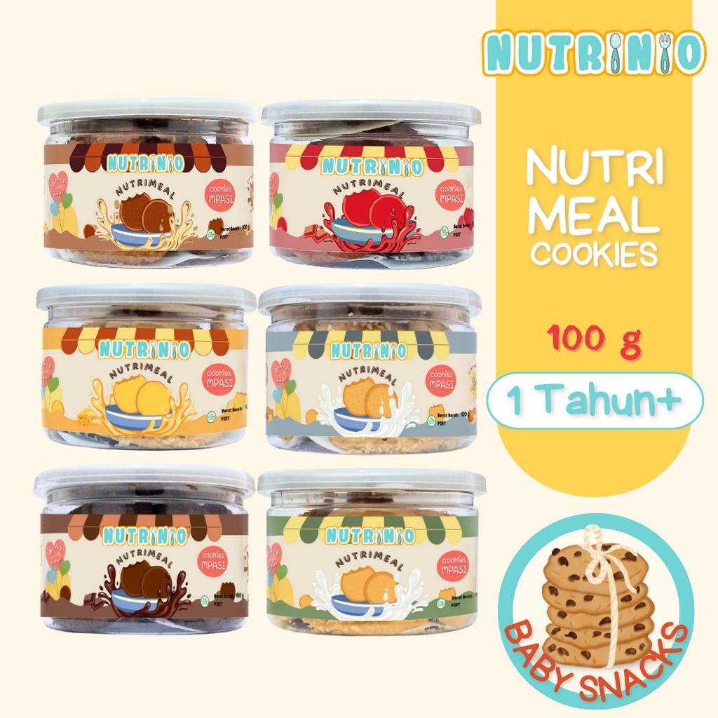 Jual Nutrinio Nutri Meal Cookies MPASI 100 gram / Snack Bayi & Anak ...