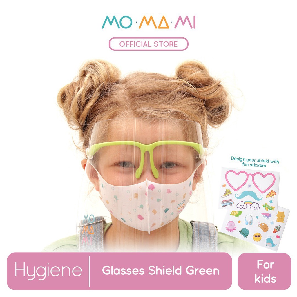 Jual Momami Kids Comfi Face Glasses Shield - Kacamata Faceshield Anak ...
