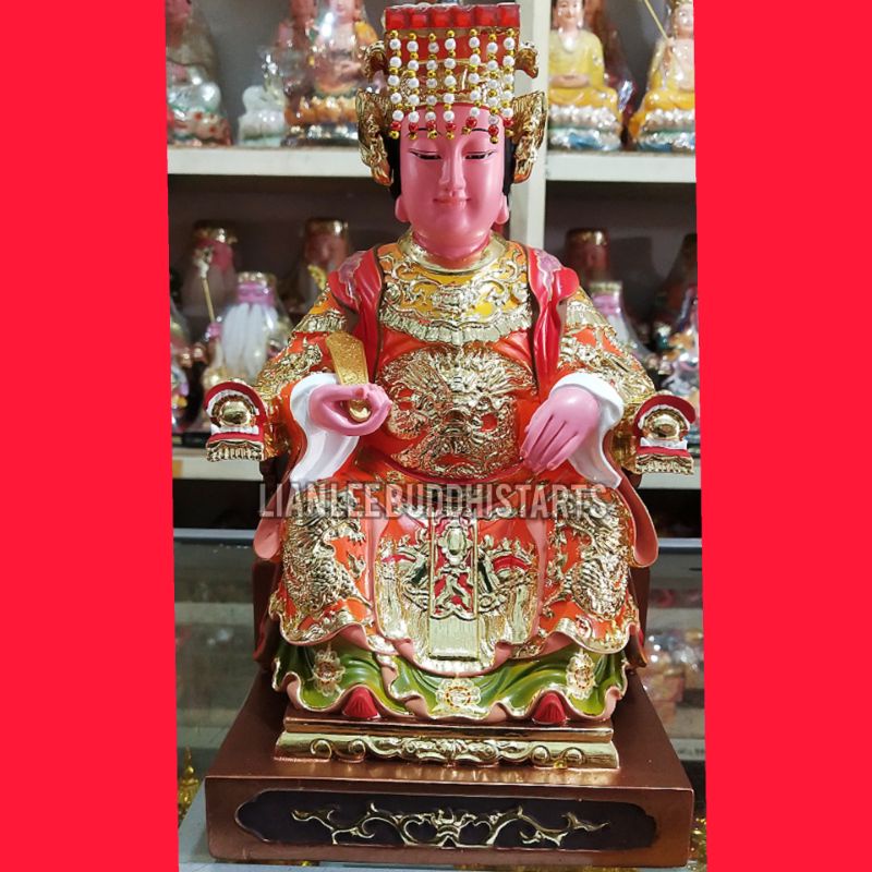 Jual patung dewi samudra mazu tian shang sheng mu uk 12 inch fiber II ...