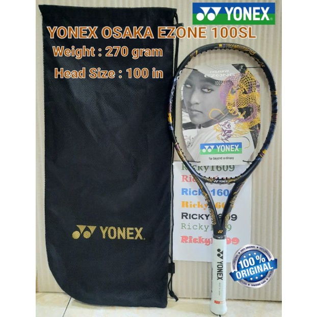 Jual RAKET TENIS YONEX OSAKA EZONE 100SL - RAKET YONEX OSAKA EZONE 100SL - ORIGINAL YONEX MADE ...