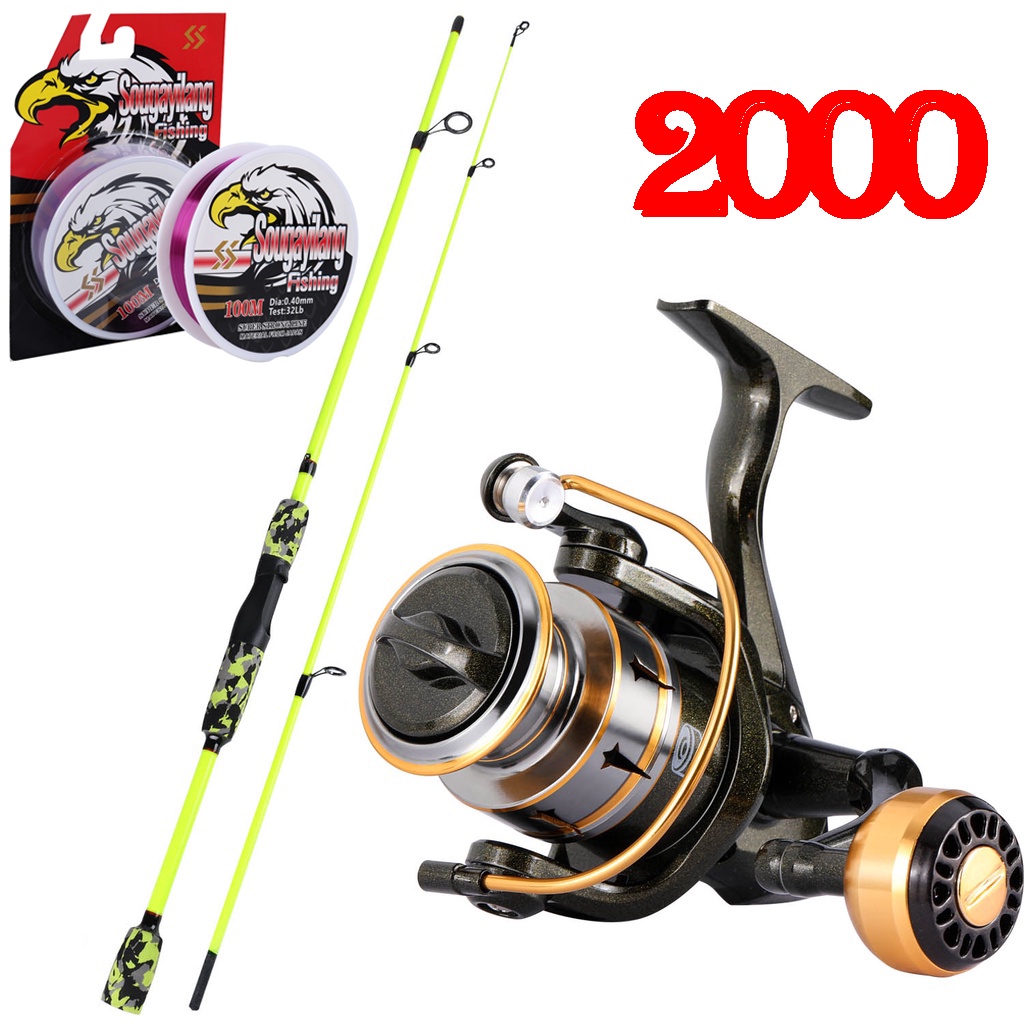 Jual Pancing Set 1.2m 1.8m 2 Pieces Carbon Joran Pancing And 12BB Rasio ...