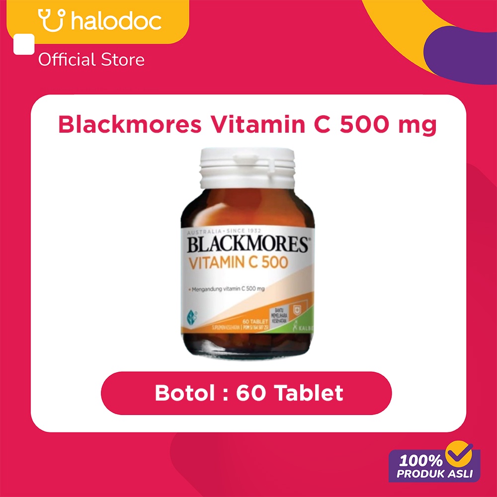 Jual Blackmores Vitamin C/Daily Immune C 500 mg 60 Tablet | Shopee Indonesia