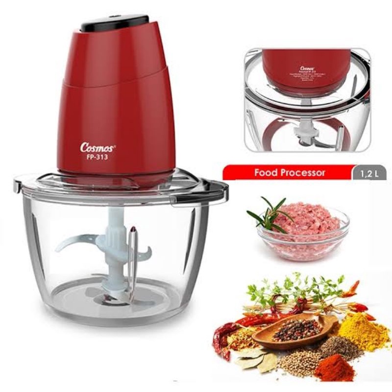 Jual Food Processor Cosmos Chopper Cosmos 1,2 L Cosmos FP313 | Shopee ...