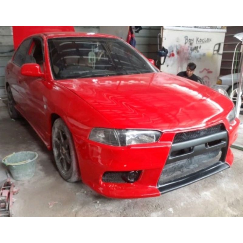 Jual Bumper bemper depan evo 4 custom evo x epoxy | Shopee Indonesia