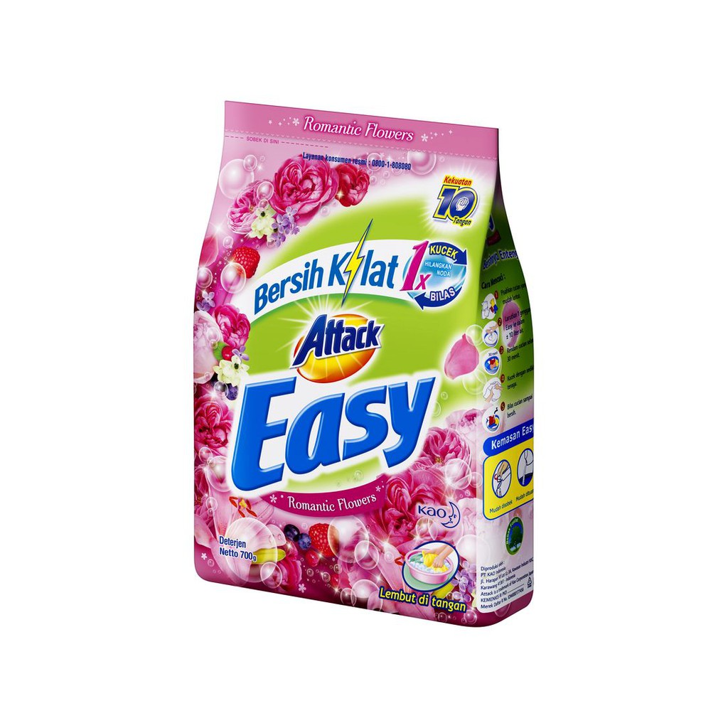 Jual ATTACK EASY Detergent Powder 700g | Shopee Indonesia