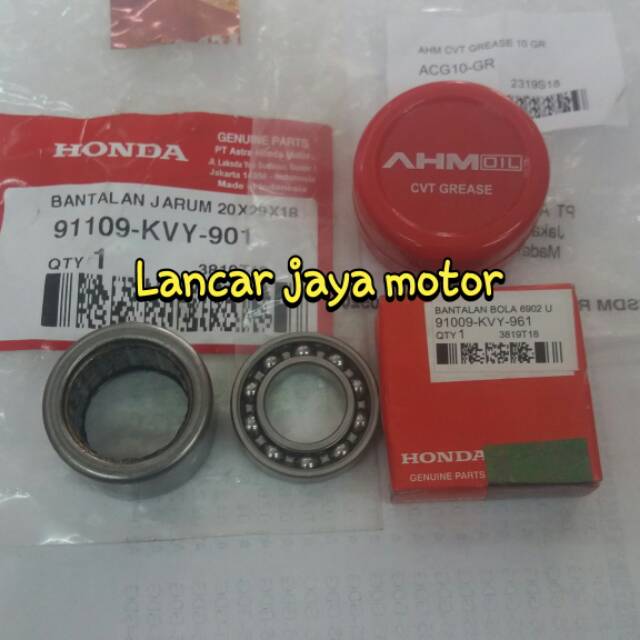 Jual BEARING CVT LAHER PULLY PULY PULI BANTALAN JARUM BELAKANG SET ...
