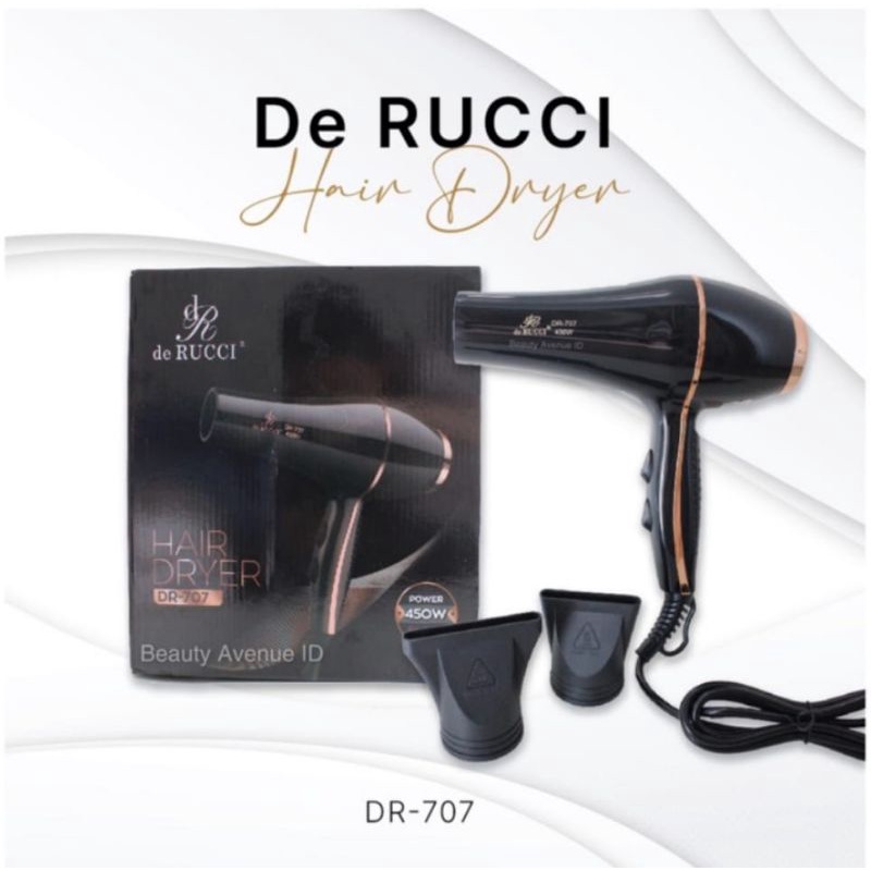 Jual Hairdryer De Rucci DR-707 / FASHION HAIRDRYER 100% Original ...