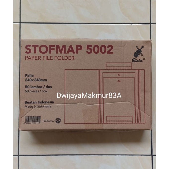 Jual Map Stofmap Biola 5002 (50pcs) | Shopee Indonesia
