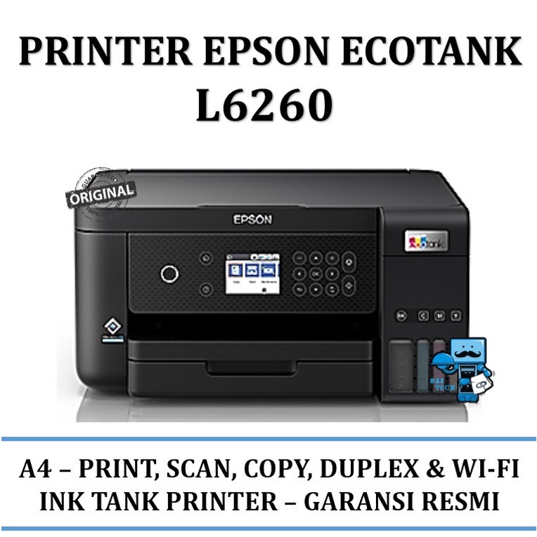 Jual Printer Epson Ecotank L6260 A4 Wi-Fi Duplex All-in-One Printer ...