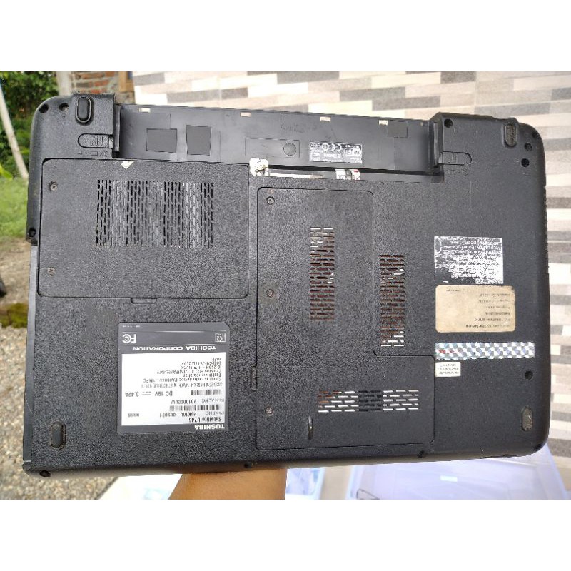 Jual casing bagian bawah bottom case laptop Toshiba Satelite L745 ...