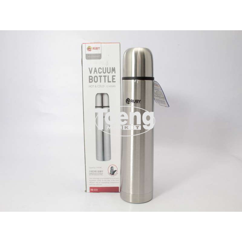 Jual TERMOS MINUM THERMOS CAPSULE STAINLESS 750ML RB-533 RUBY 50533 ...