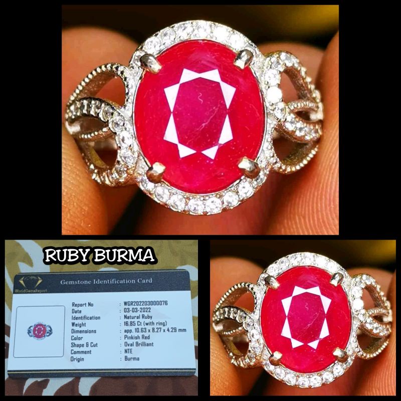 Jual RUBY DELIMA SUPER BURMA + MEMO LAB | Shopee Indonesia