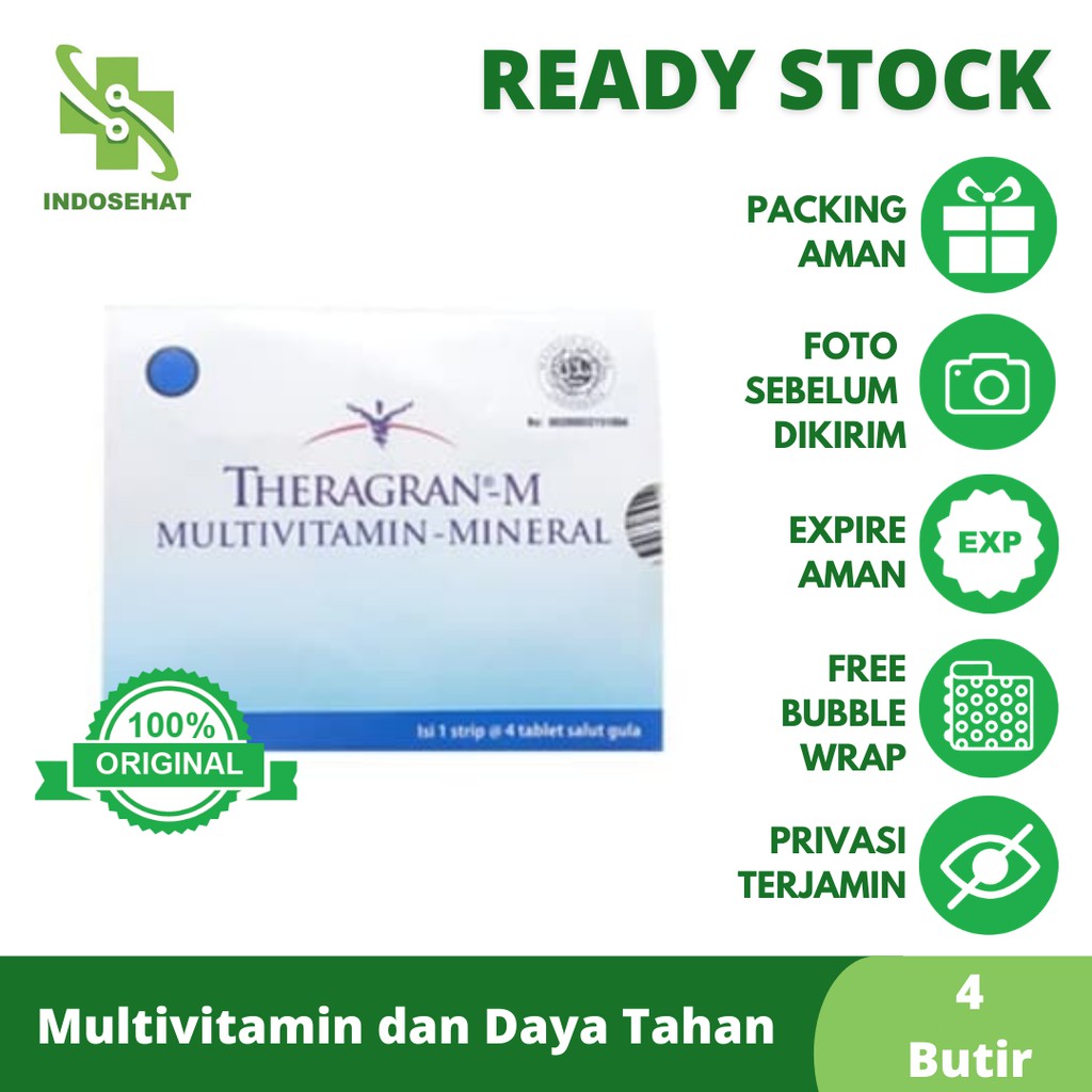 Jual Theragran M (Per Strip 4 Butir) | Shopee Indonesia