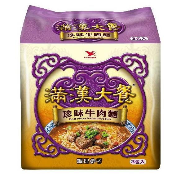 Jual [KODE 6P8KS] MIE INSTAN SAPI TAIWAN MANHAN NOODLES ISI 3 BUNGKUS ...