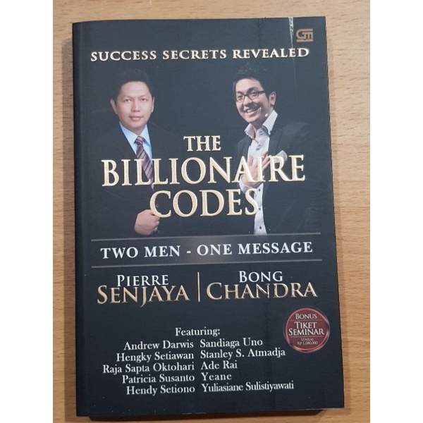 Jual Buku The Billionaire Codes (preloved) | Shopee Indonesia