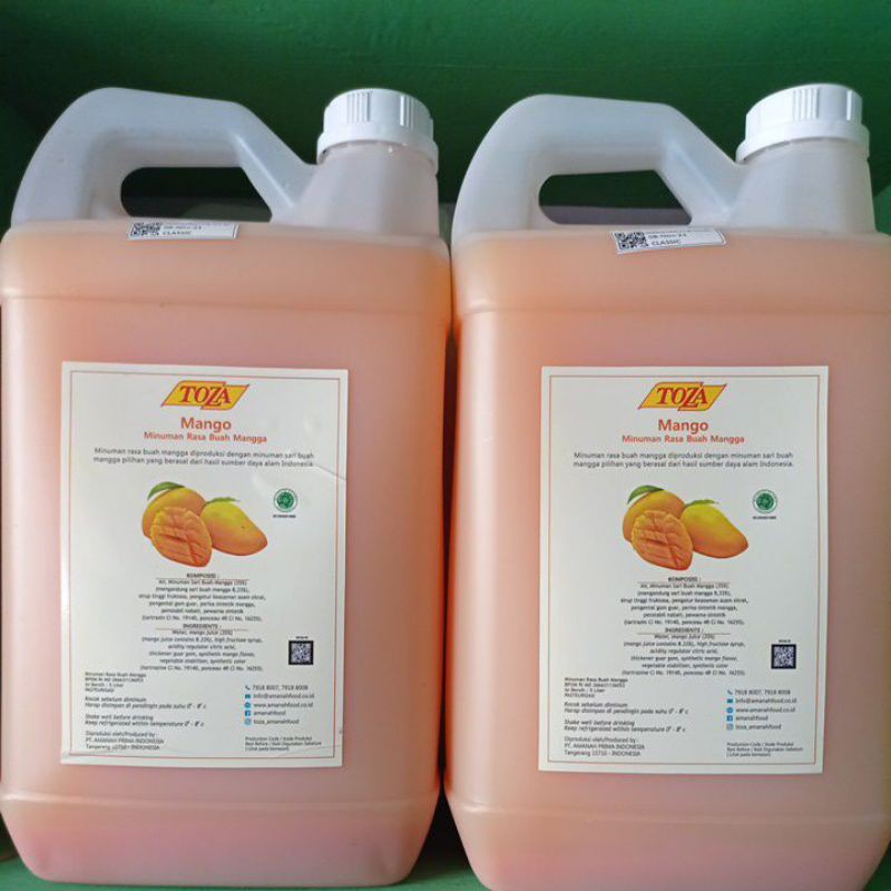 Jual Toza Jus / Juice 5 Liter (12 Varian Rasa) | Shopee Indonesia