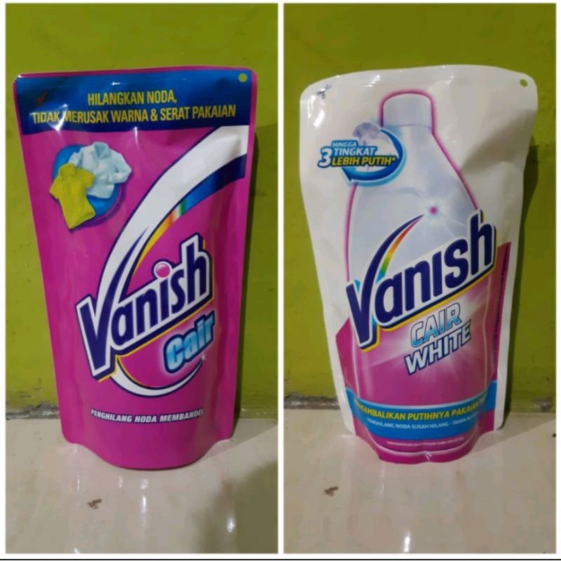 Jual VANISH Cair Putih & Warna botol & Pouch 500ml | Shopee Indonesia