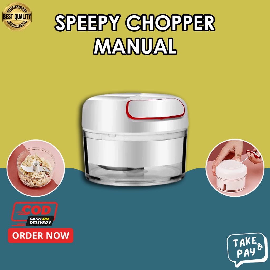 Jual BLENDER BUMBU MINI MANUAL / MINI FOOD CHOPPER MANUAL | Shopee ...