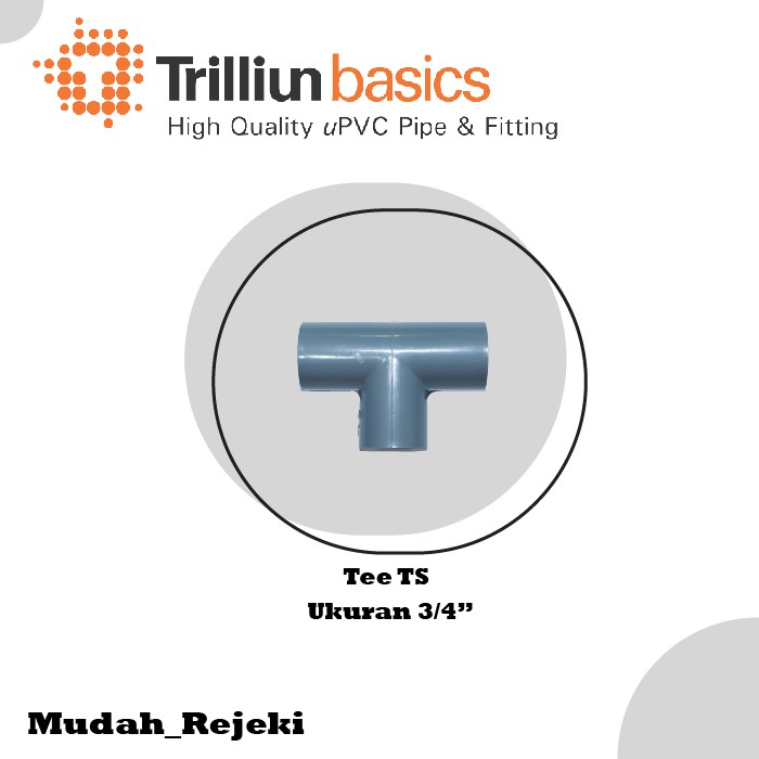 Jual Fitting Pipa Tee TS Ukuran 3/4" Trilliun | Shopee Indonesia