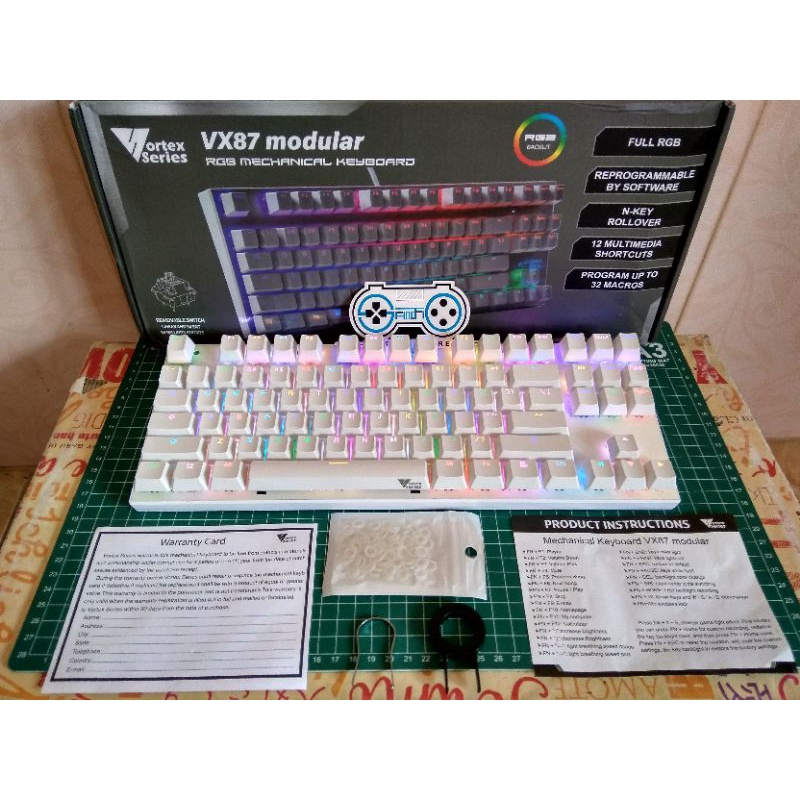 Jual Vortexseries VX87 TKL RGB Modular Mechanical Gaming Keyboard ...
