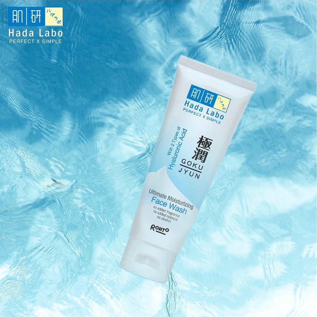 Jual HADA LABO GOKUJYUN Ultimate Moisturizing Facial Wash 100 gr (BESAR ...