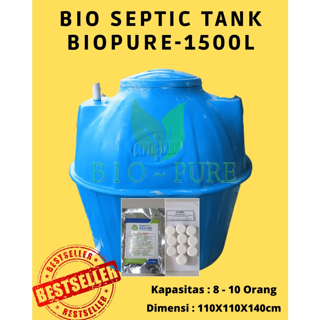 Jual Septic Tank Bio Biotech Biotank Biofil Biotaff Septictank 1500 ...