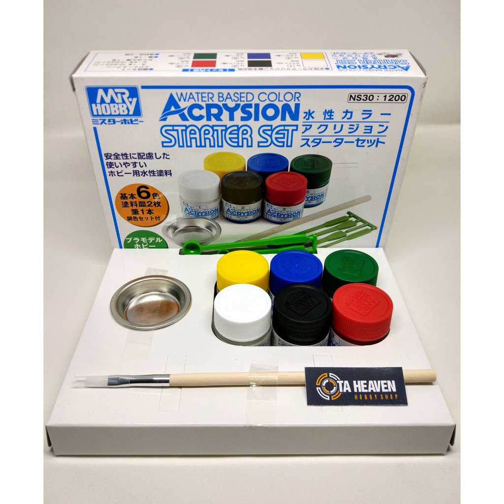 Jual Acrysion Starter Set - Cat Gundam Model Kit Paint | Shopee Indonesia