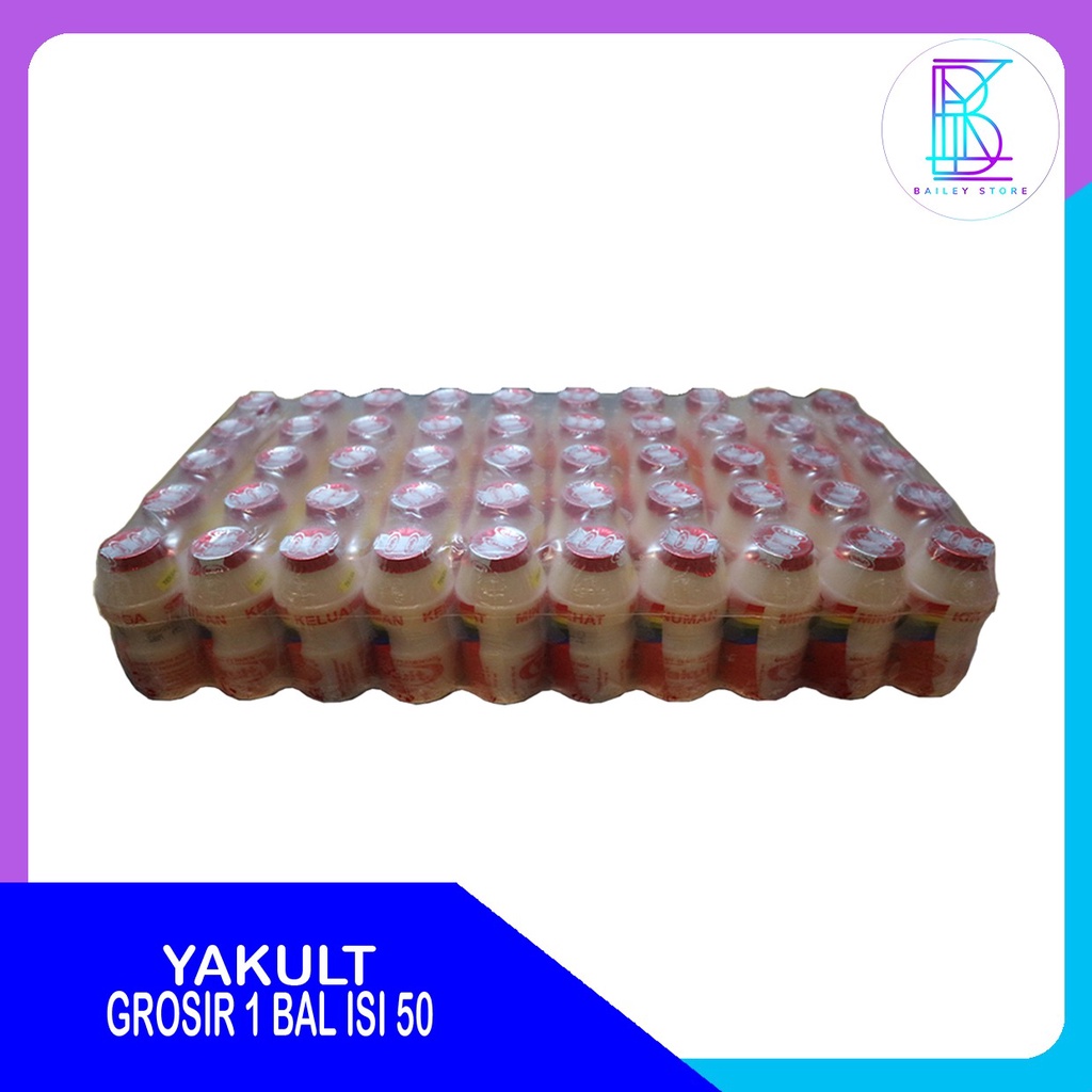 Jual YAKULT GROSIR 1 BALL/ yakult isi 50 pcs/minuman sehat ( ORDER ...