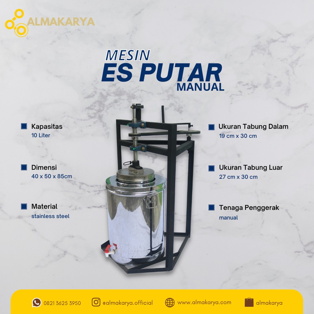 Jual MESIN ES PUTAR MANUAL 10 LITER | Shopee Indonesia