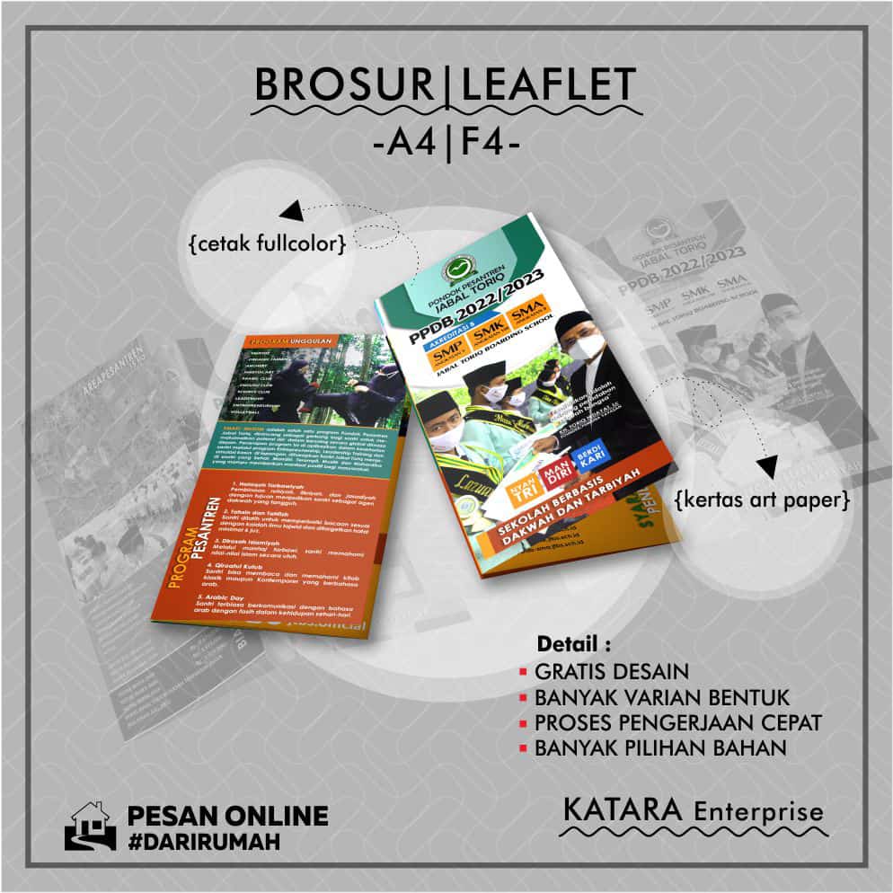 Jual BROSUR & LEAFLET FULL COLOUR | Shopee Indonesia