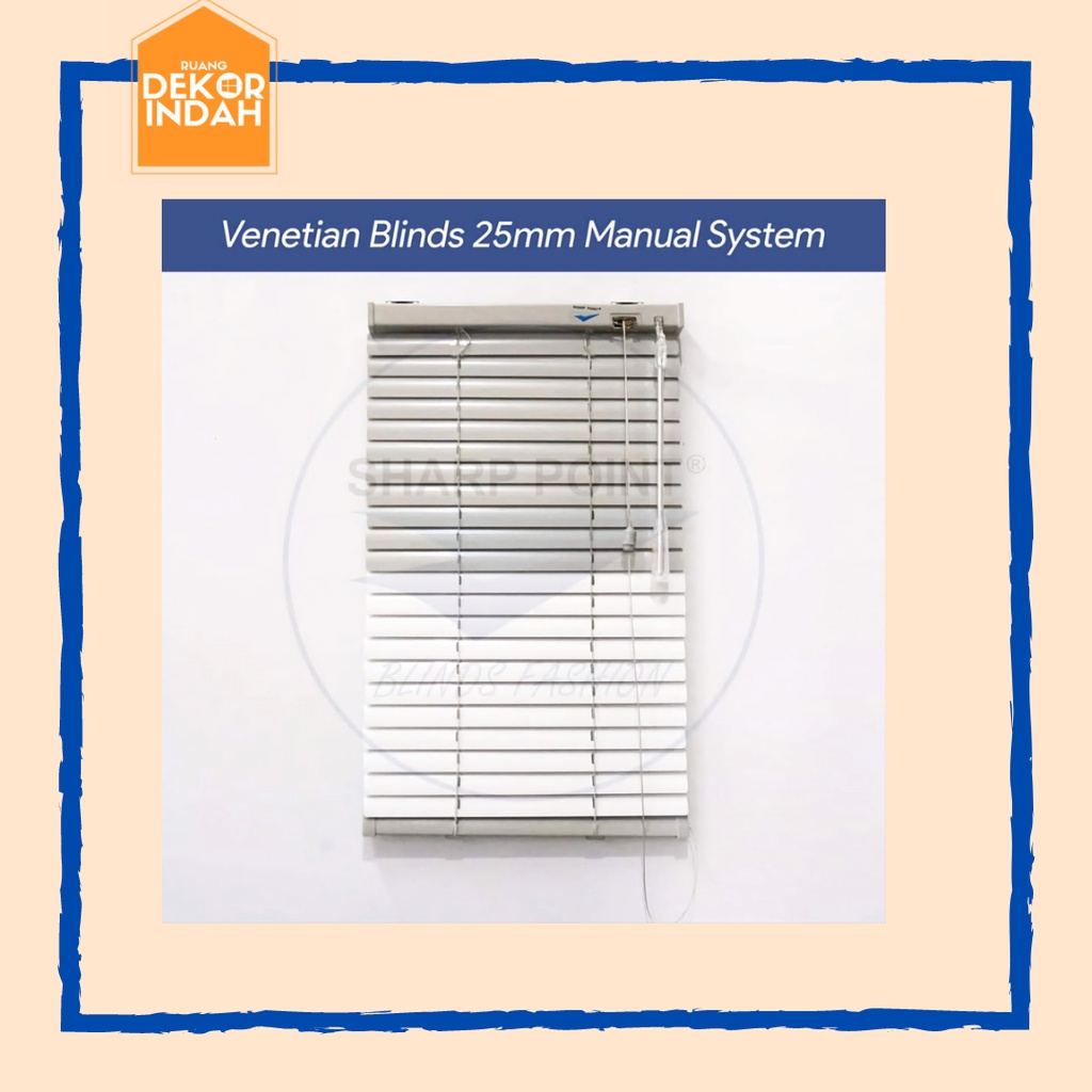 Jual Horizontal Blind / Krey Aluminium / Slimline / Venetian / Tirai ...