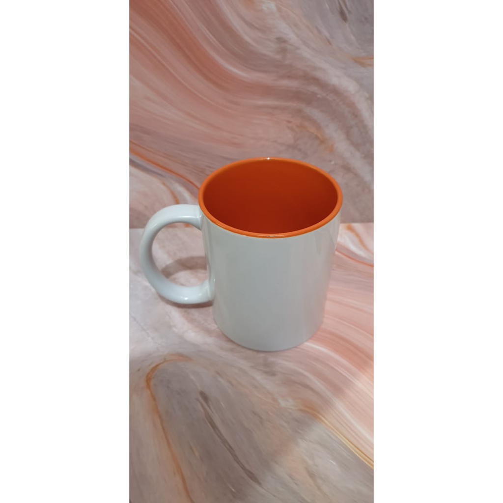 Jual GMM-10 / Souvenir Mug Custom Warna Dalam Import Super White ...