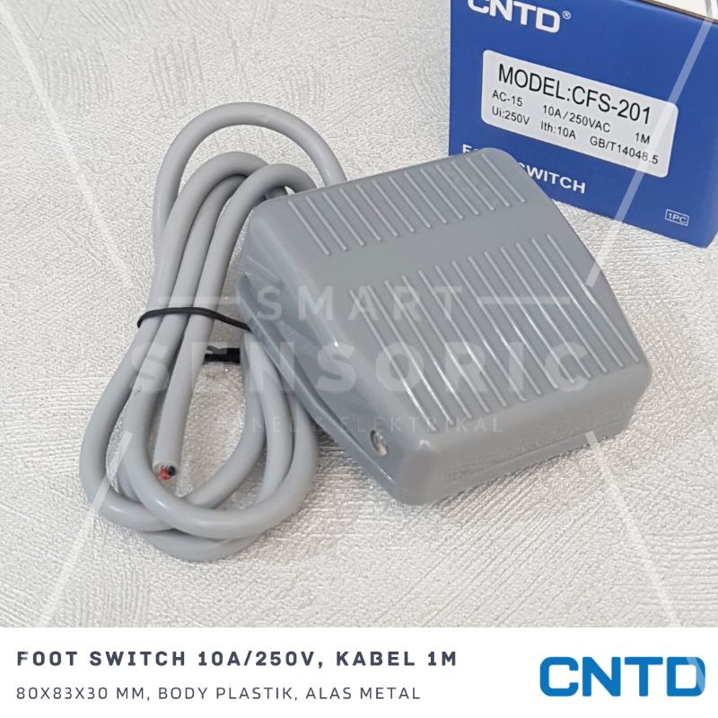 Jual CNTD CFS-201 Foot Switch CFS Saklar Injak Pedal Switch Original ...