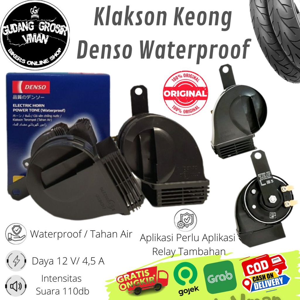 Jual Klakson Denso Keong Waterproof Special Original Denso Produc ...