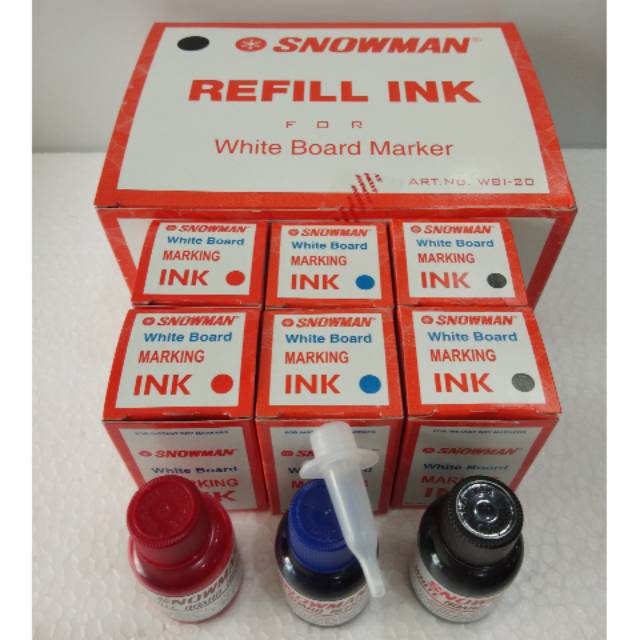 Jual Tinta Spidol Snowman Whiteboard / Refill Ink | Shopee Indonesia