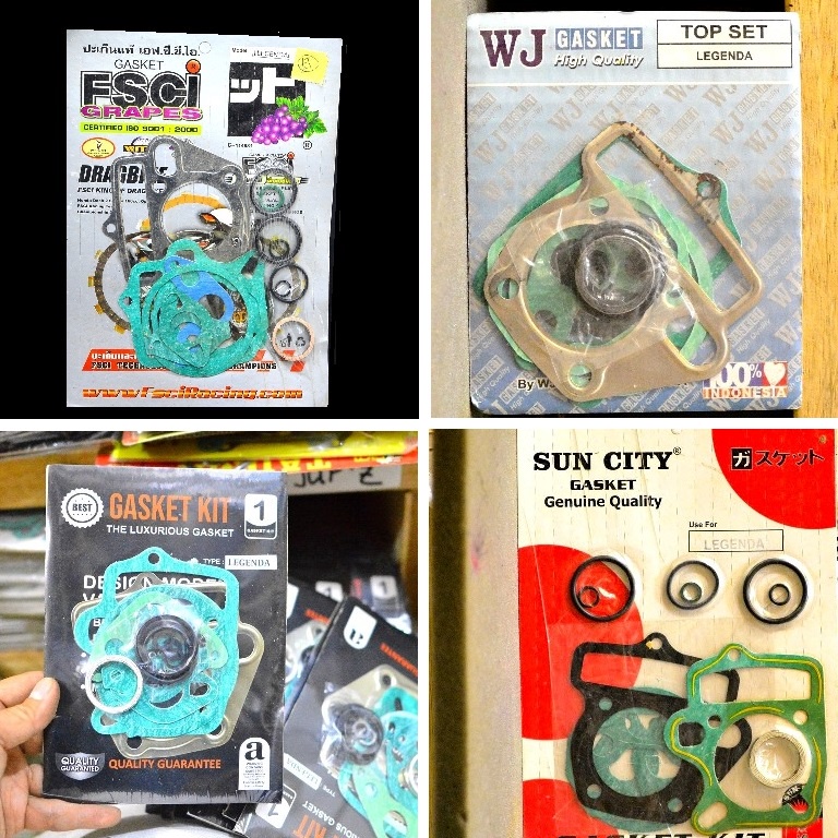 Jual Topset Supra Fit Legenda Revo Packing Paking Top Set Gasket Honda Perpak Paling MURAH ...