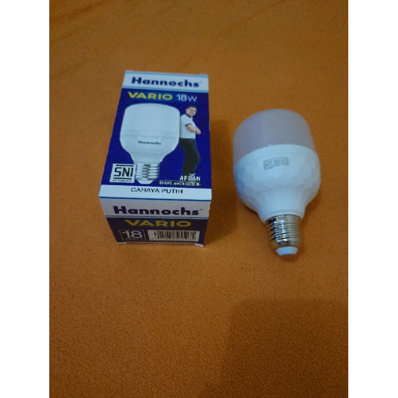 Jual lampu led 18 watt hannochs bohlam LED 18 watt HANNOCHS VARIO lampu SNI | Shopee Indonesia