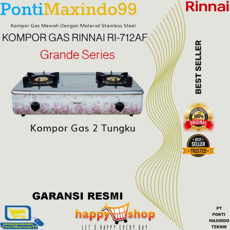 Jual KOMPOR GAS RINNAI RI-712AF GRANDE SERIES | Shopee Indonesia