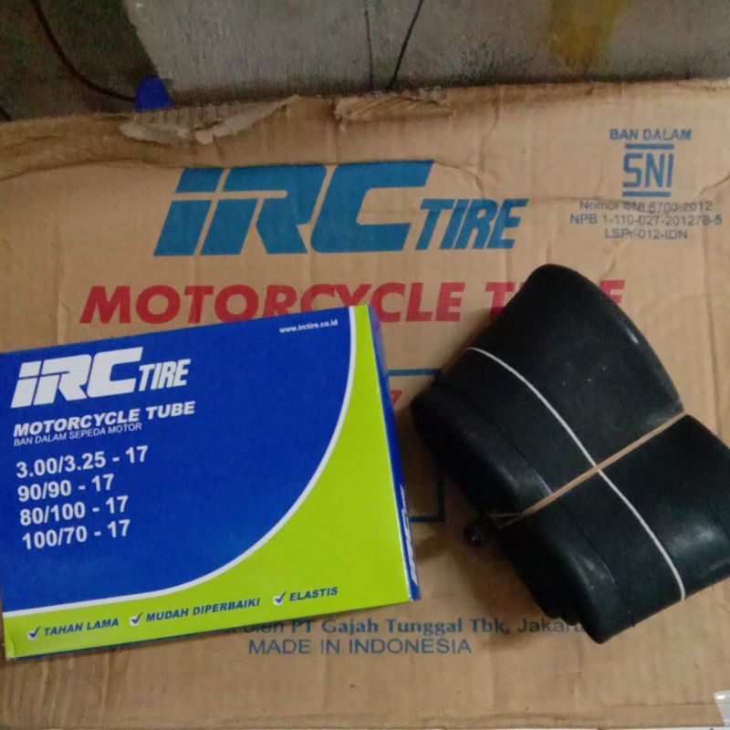 Jual Ban Dalam IRC 100/70-17 80/100-17 90/90-17 300/325-17 Tube BD IRC ...