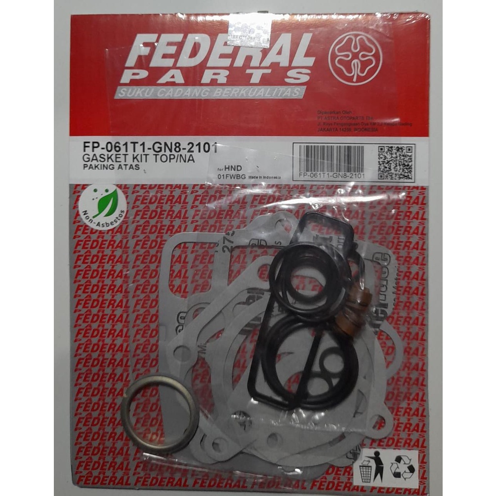 Jual Gasket Paking Top Set Topset Federal Grand FP 061T1 GN8 2101 | Shopee Indonesia