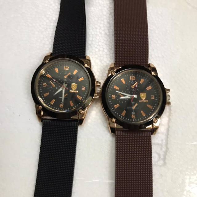 Jual Jam couple ferarry | Shopee Indonesia