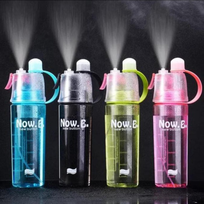 Jual Botol Minum NEW B SPORT SPRAY WATER BOTTLE 600ML SEMPROT - WARNA ...