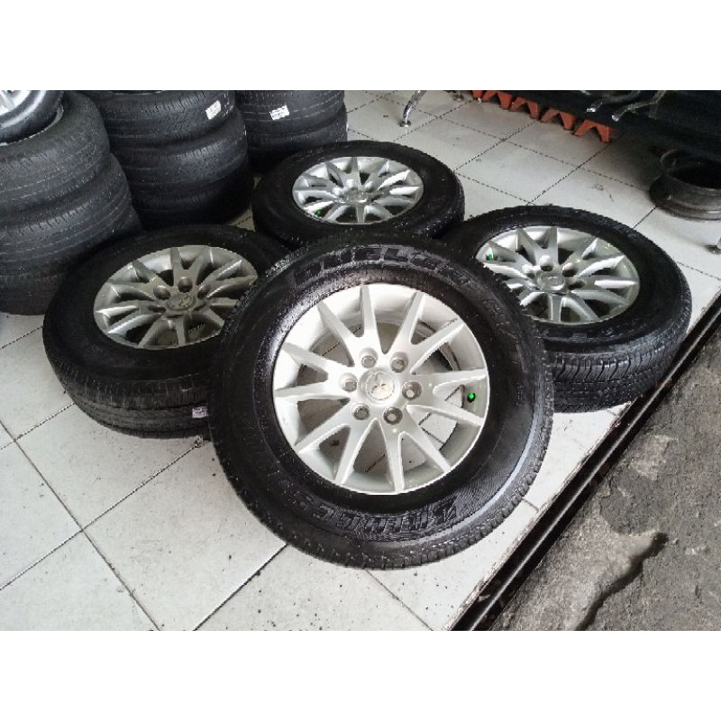 Jual Velg Mobil Bekas Oem Copotan Pajero Ring 17 H6x139,7 + Ban Bridgestone 265 65 r17 Buat Ford ...