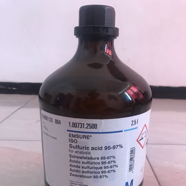 Jual Sulfuric Acid/Asam Sulfaf/H2SO4 Merck Pro Analis 2,5 Liter ...