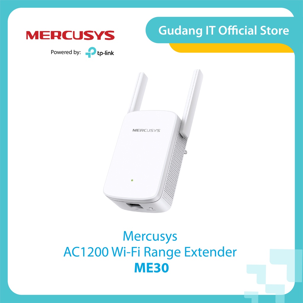 Jual MERCUSYS ME30 - AC1200 Wi-Fi Range Extender | Shopee Indonesia