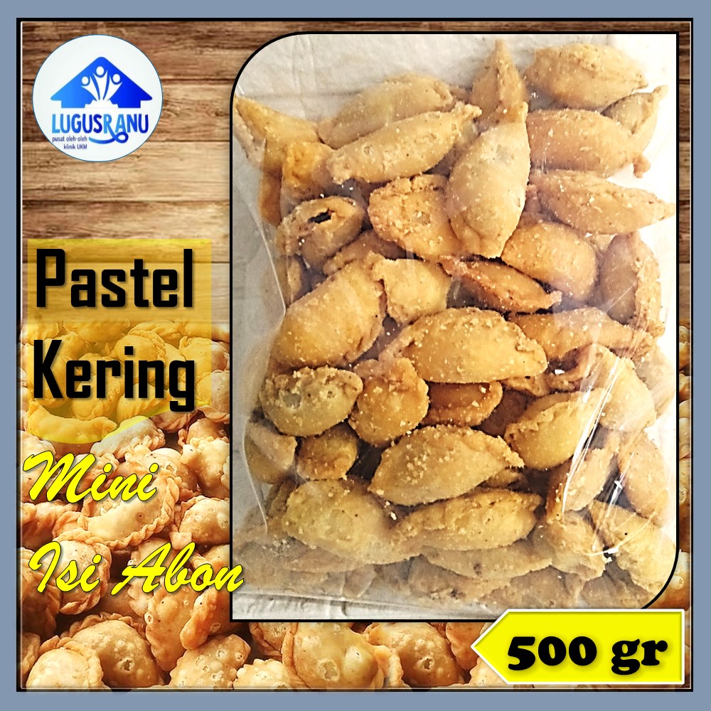 Jual Kue Pastel Kering Mini Isi Abon Kering Sedap Dan Renyah 500 gram ...