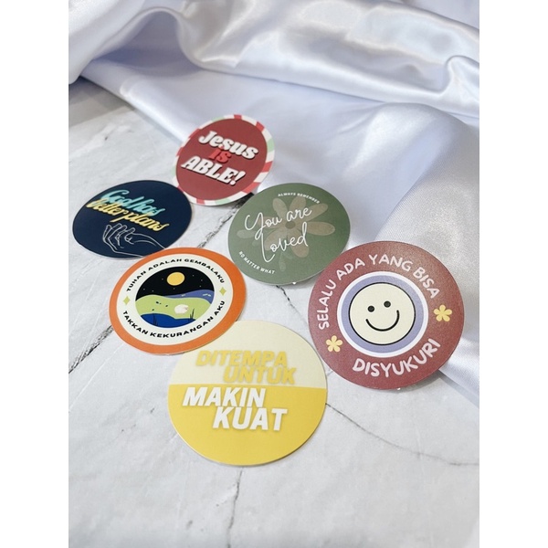 Jual Stiker Rohani Bulat | Shopee Indonesia